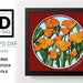 3D CALIFORNIA POPPY Shadow Box Svg for Cricut for - Etsy