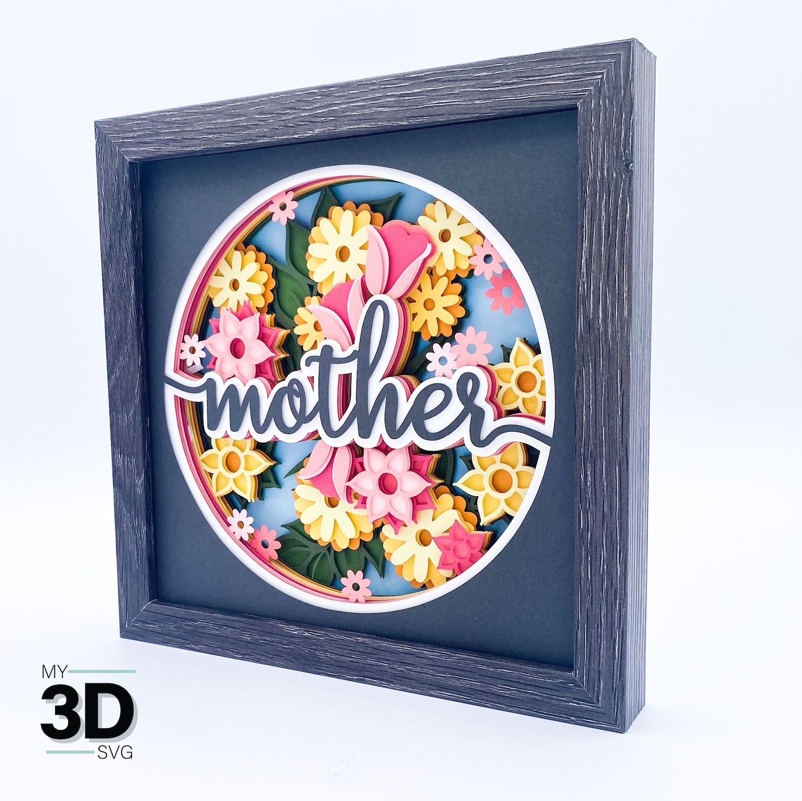 3D Mother's Day SVG Mother Mom Mum Grandma Nana - Etsy