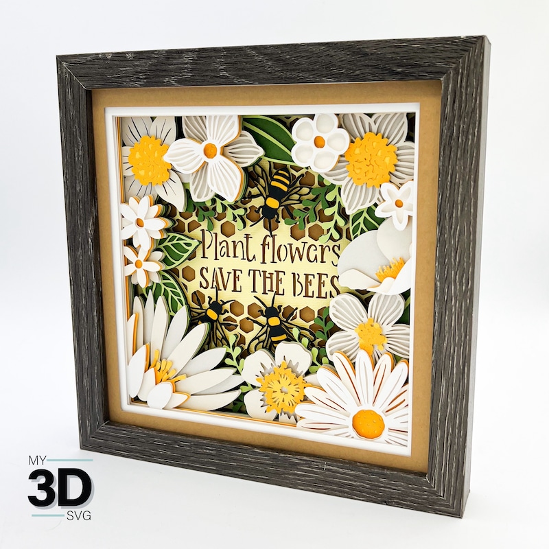 Bee Shadow Box - Etsy