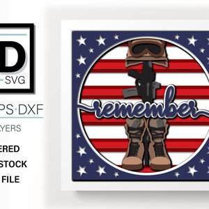 3D BATTLEFIELD CROSS SVG - Memorial Day Shadow Box Svg - Road Trip Svg ...