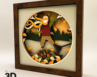 3D SPRING SVG Shadow Box SVG for Cricut for Silhouette - Etsy UK