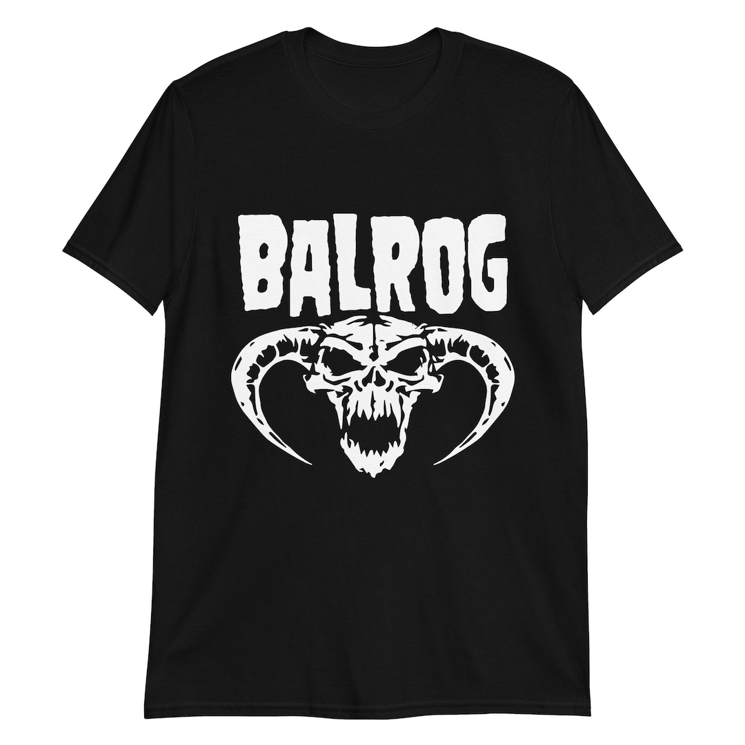 Balrog Skull Punk T-shirt LOTR Shirt - Etsy
