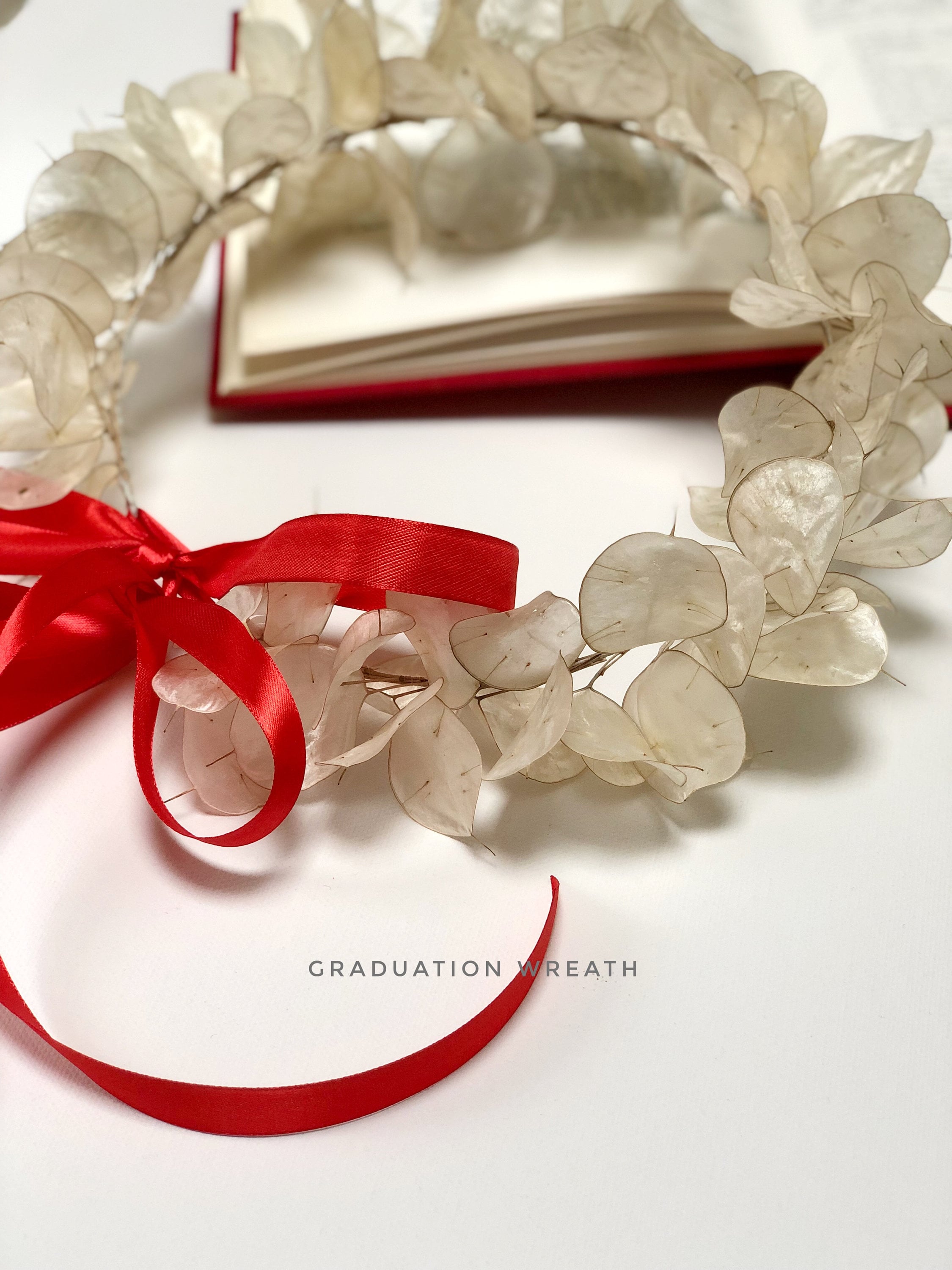 Dried Lunaria Graduation Crown, Money Plant, Bridal Headpiece - Etsy