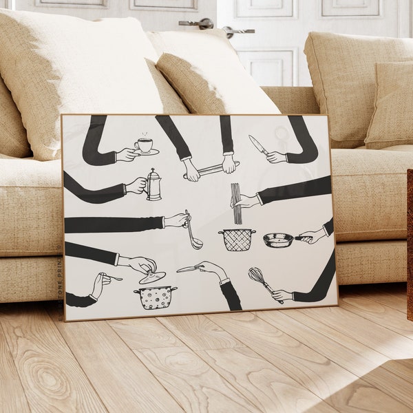 Funny Kitchen Art - Etsy