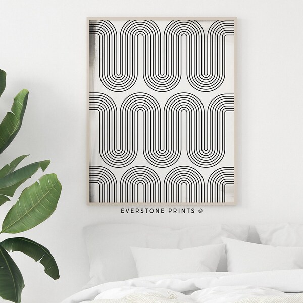 Geometric Print - Etsy