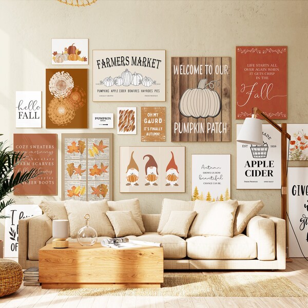 Autumn Wall Art - Etsy