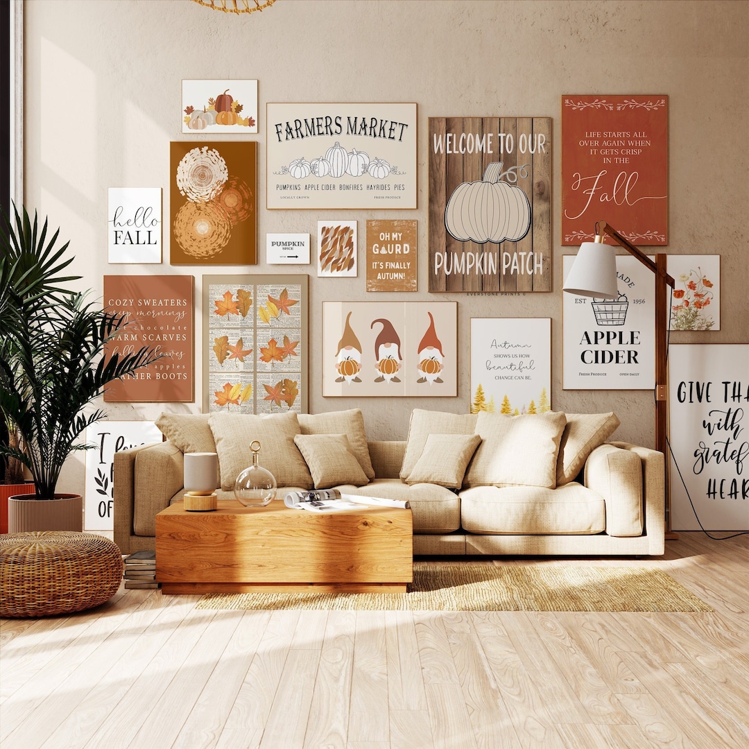 Fall Gallery Mega Bundle Set | Fall Wall Art | Autumn Wall Art | Autumn ...