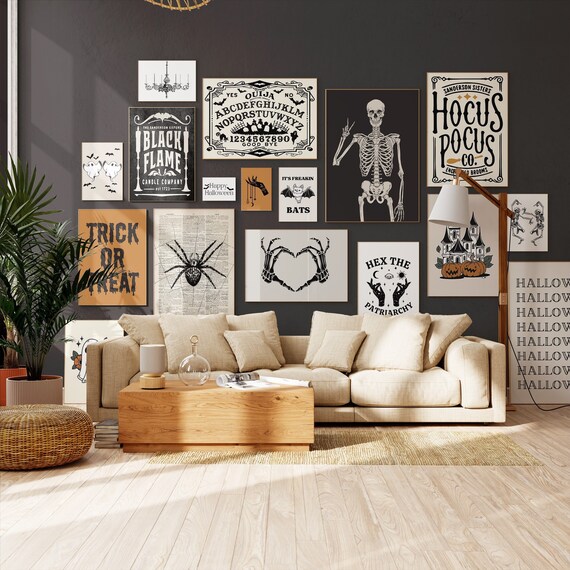 Halloween Art Mega Bundle Set of 10 Printables Vintage - Etsy