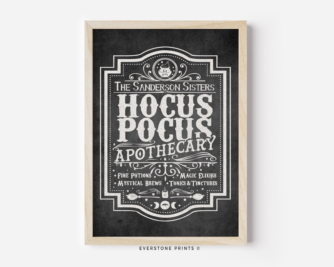 Hocus Pocus Wall Art | Halloween Wall Art | Halloween Printables ...