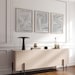 Black White Minimalist Line Art | Line Drawing, Modern Wall Art ...