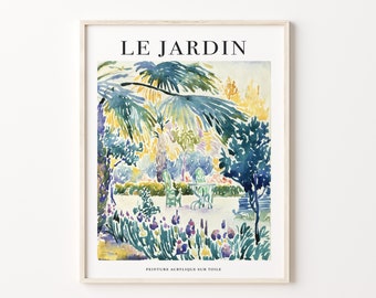 Le Jardin Print - Etsy