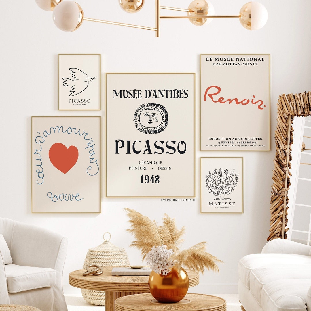 Gallery Wall Exhibition Set | Museum Poster Set, Gallery Wall Set ...