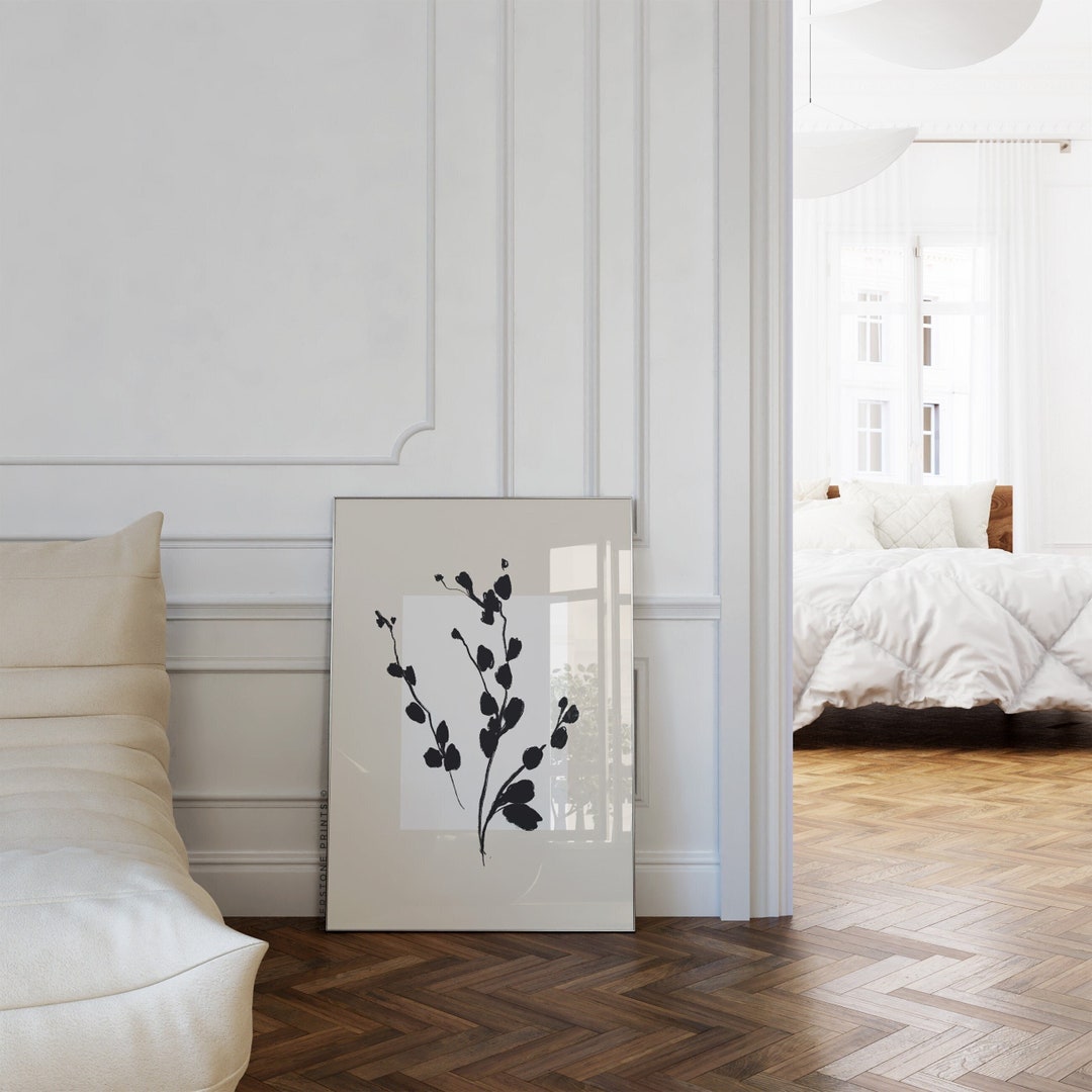 Abstract Floral Print, Abstract Botanical Poster, Modern Flower Print ...