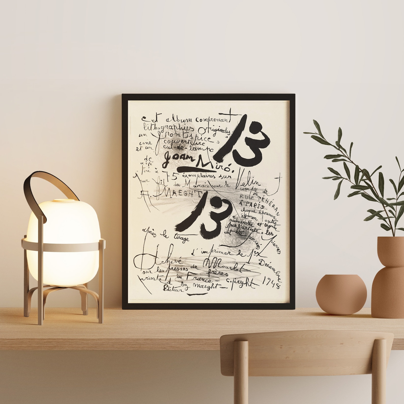 Joan Miro Album 13 Print Joan Miro Poster Exhibition Art - Etsy