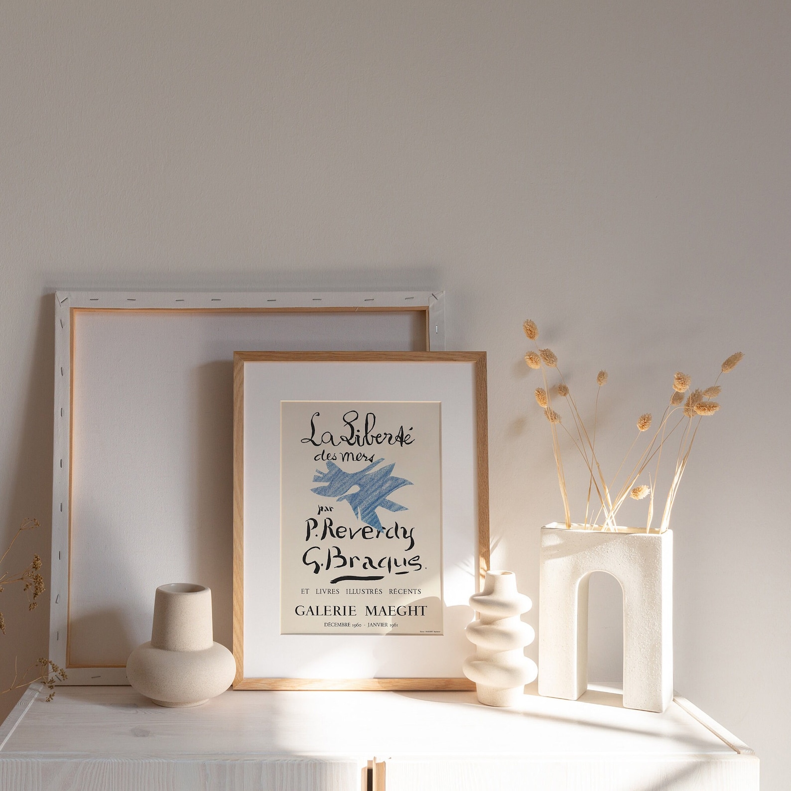 LA LIBERTE Vintage Poster, George Barque Poster, French Painters Art ...