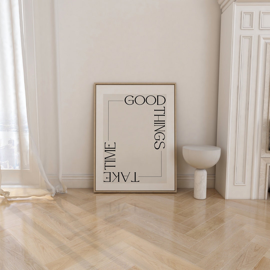 Modern Typography Print | Poster Print, Wall Art Quotes, Typography ...
