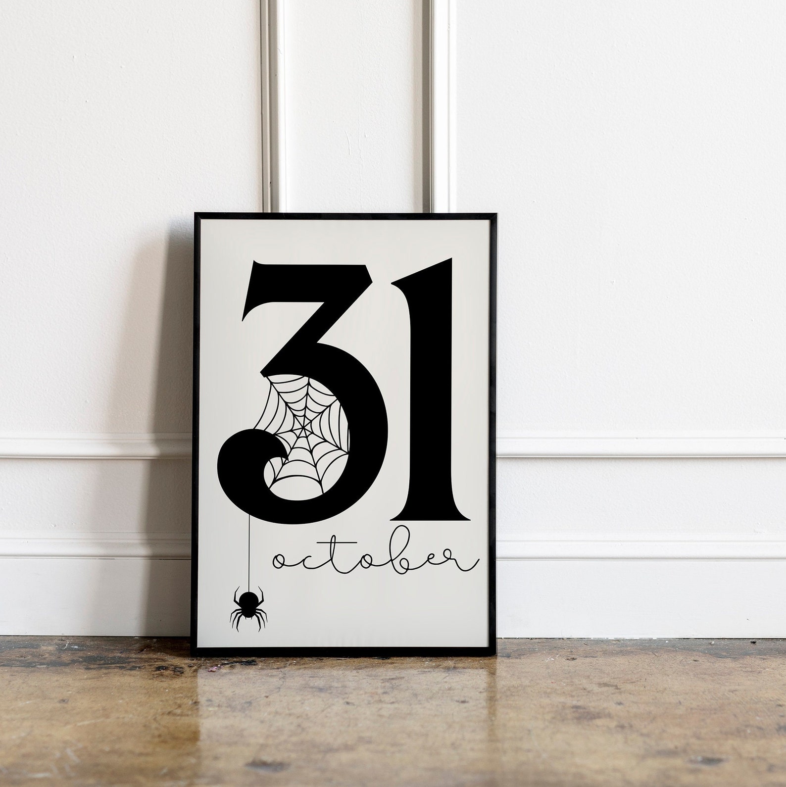 October 31 Halloween Art Halloween Wall Art Halloween Sign - Etsy