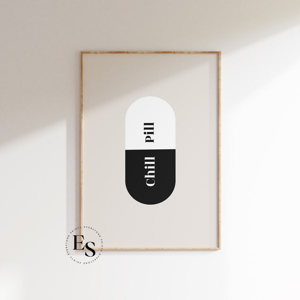 Chill Print - Etsy