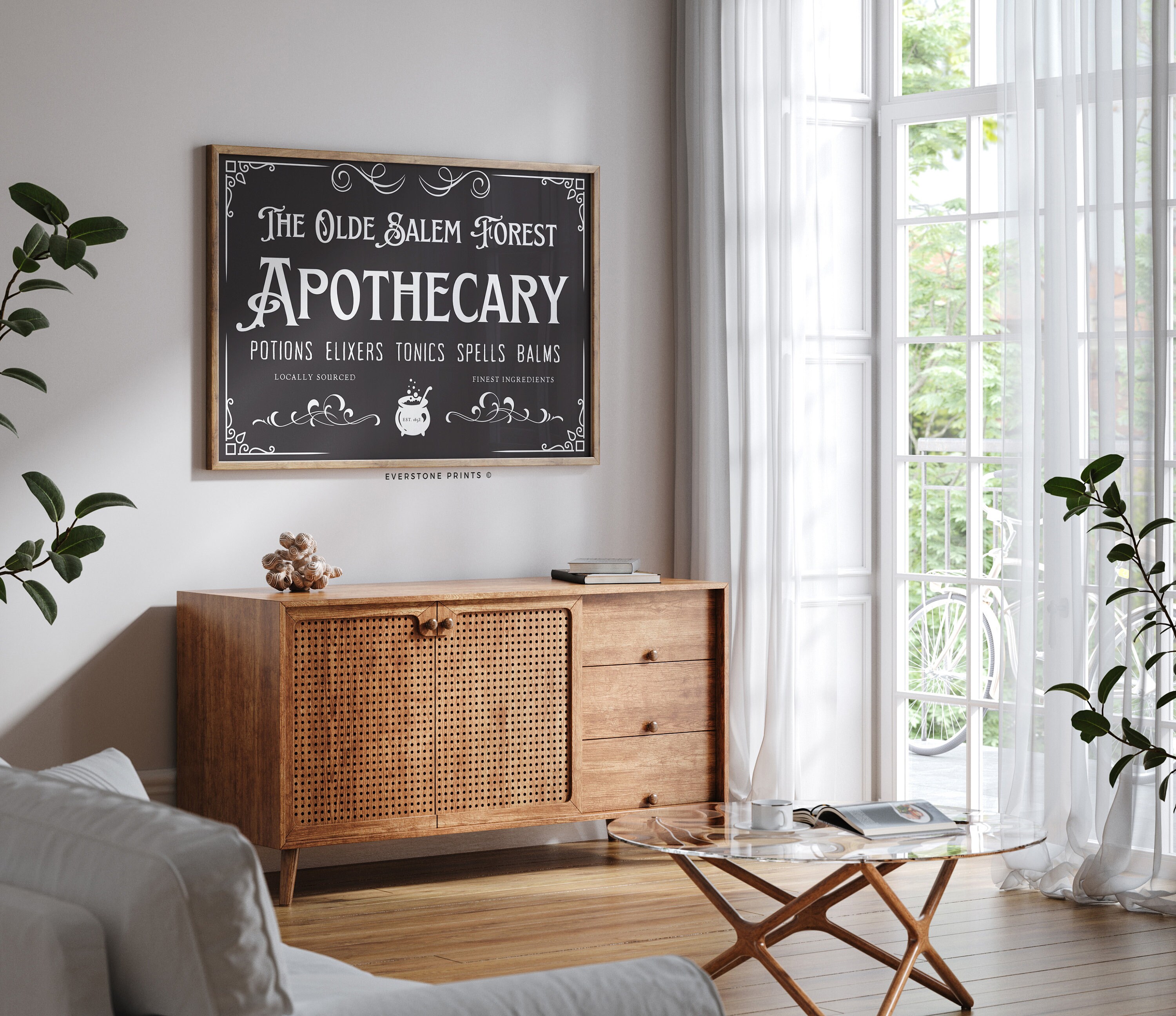 Apothecary Sign Art | Halloween Printable | Halloween Poster | Witchy ...