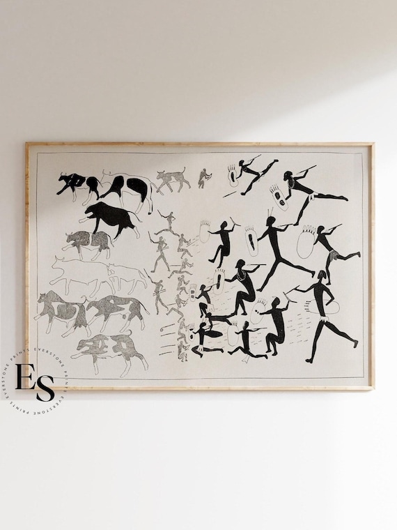 Paleolithic Cave Wall Drawing