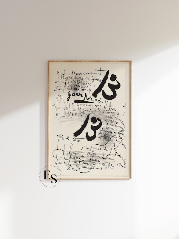 Vintage Matte Oil Painting Poster, Printed Oil Painting Art Poster ...