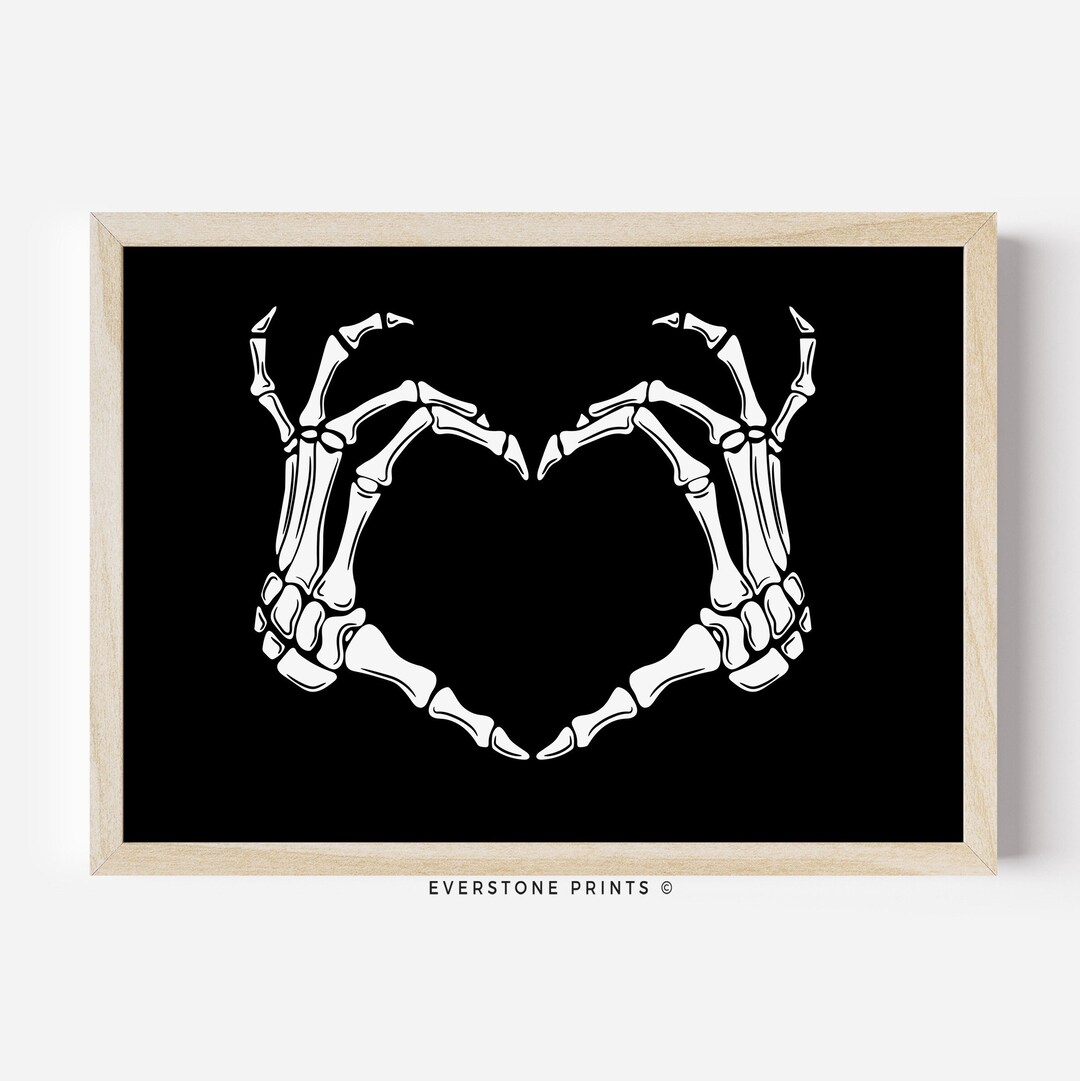 Skeleton Hands Wall Art | Halloween Wall Art | Witchy Wall Art | Spooky ...