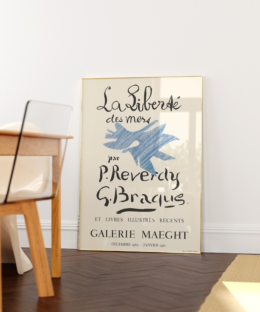 LA LIBERTE | Vintage Poster, George Barque Poster, French Painters Art ...