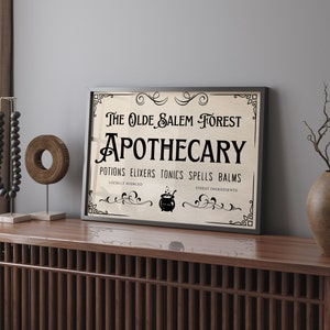 Halloween Apothecary Art | Halloween Wall Art | Halloween Poster ...