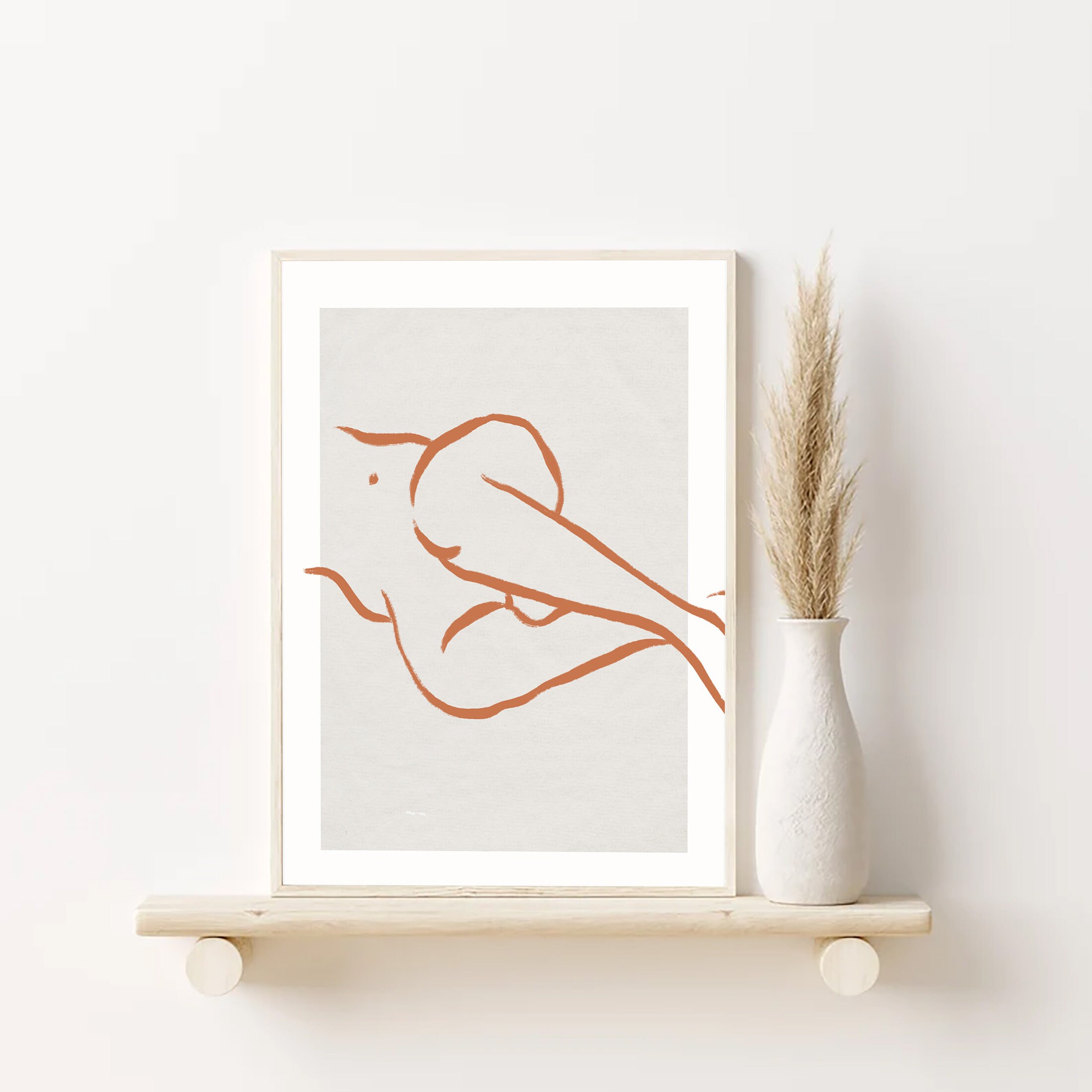 Female Body Print Line Art Abstract Woman Print Female - Etsy