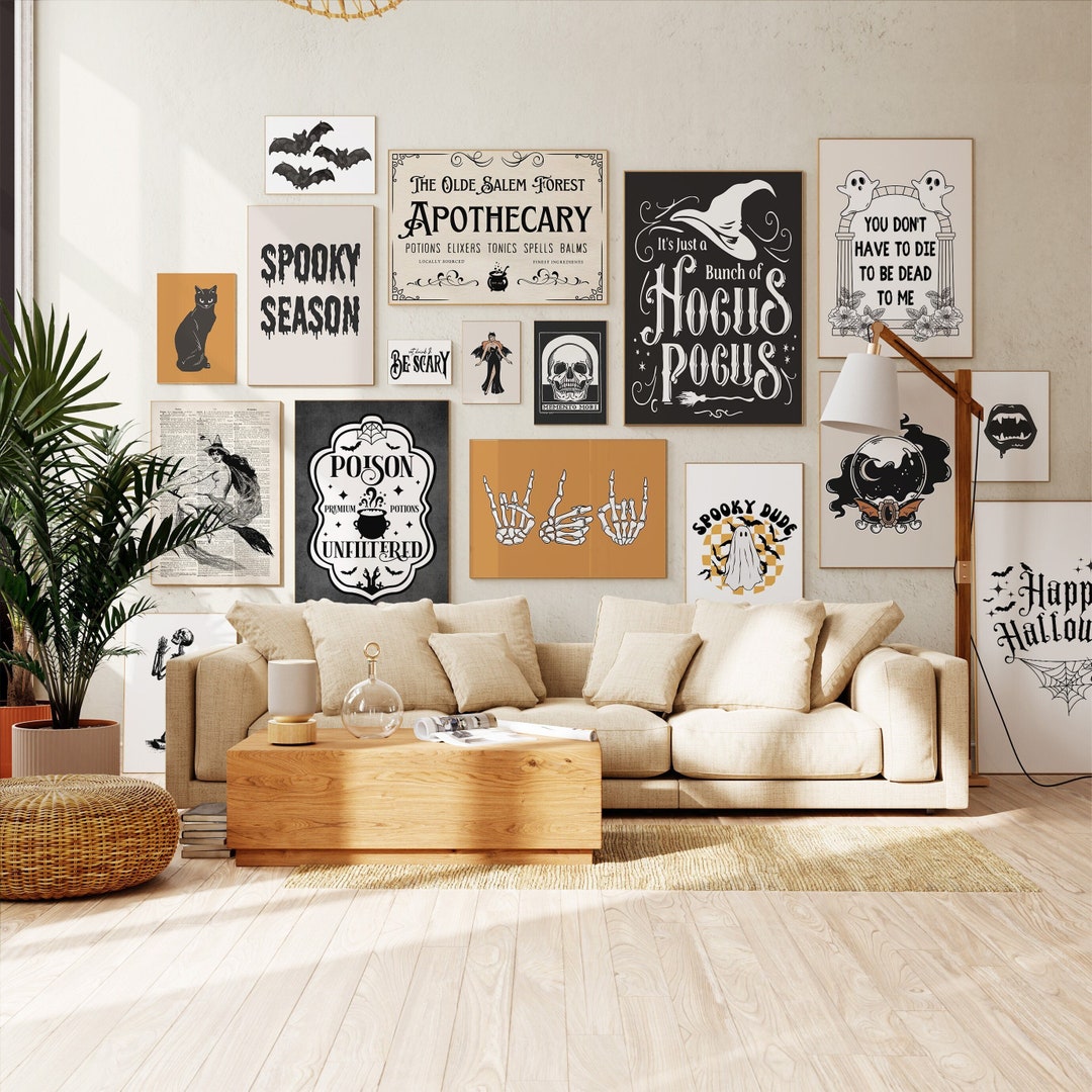 Halloween Art Mega Bundle | Set of 10+ Printables | Halloween Gallery ...