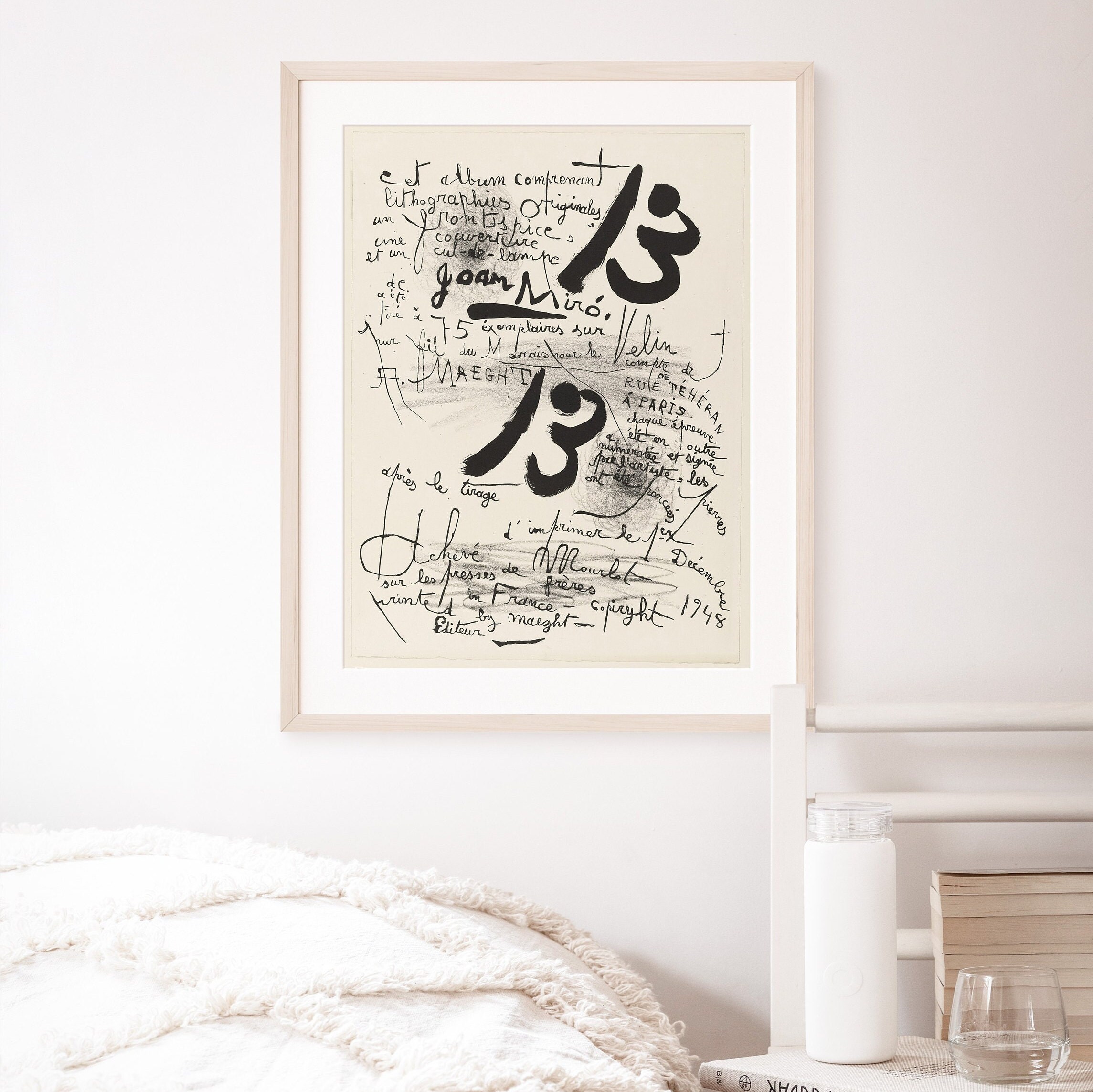 Joan Miro Album 13 Print Joan Miro Poster Exhibition Art - Etsy
