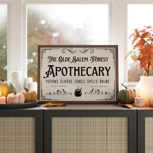 Halloween Apothecary Art | Halloween Wall Art | Halloween Poster ...