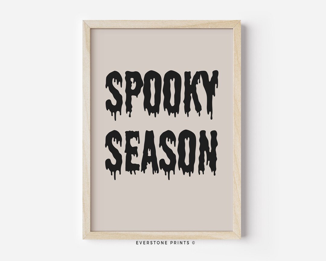 Spooky Season Art | Halloween Wall Art | Halloween Printables | Spooky ...