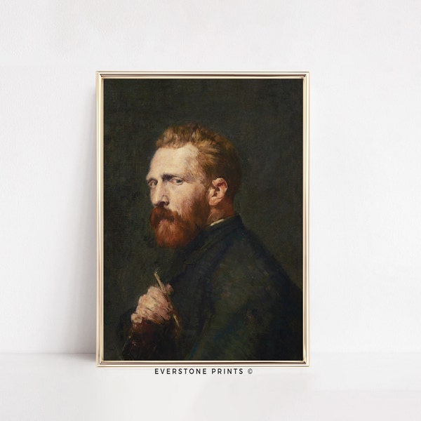 Antique Male Portrait - Etsy
