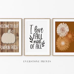 Fall Gallery Mega Bundle Set | Fall Wall Art | Autumn Wall Art | Autumn ...