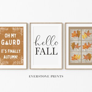 Fall Gallery Mega Bundle Set | Fall Wall Art | Autumn Wall Art | Autumn ...
