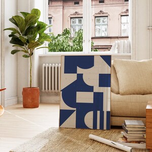 Geometric Wall Art | Set of 3 Prints, Mid Century Modern, Geometric Art ...