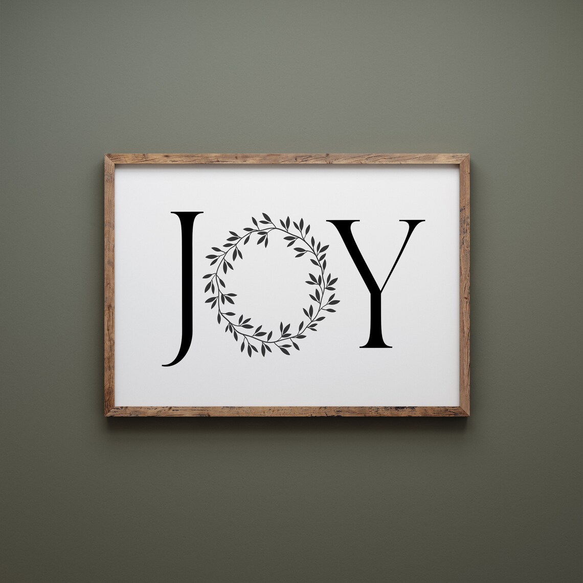 JOY Christmas Printable | Christmas Art, Christmas Quote, Holiday Art ...