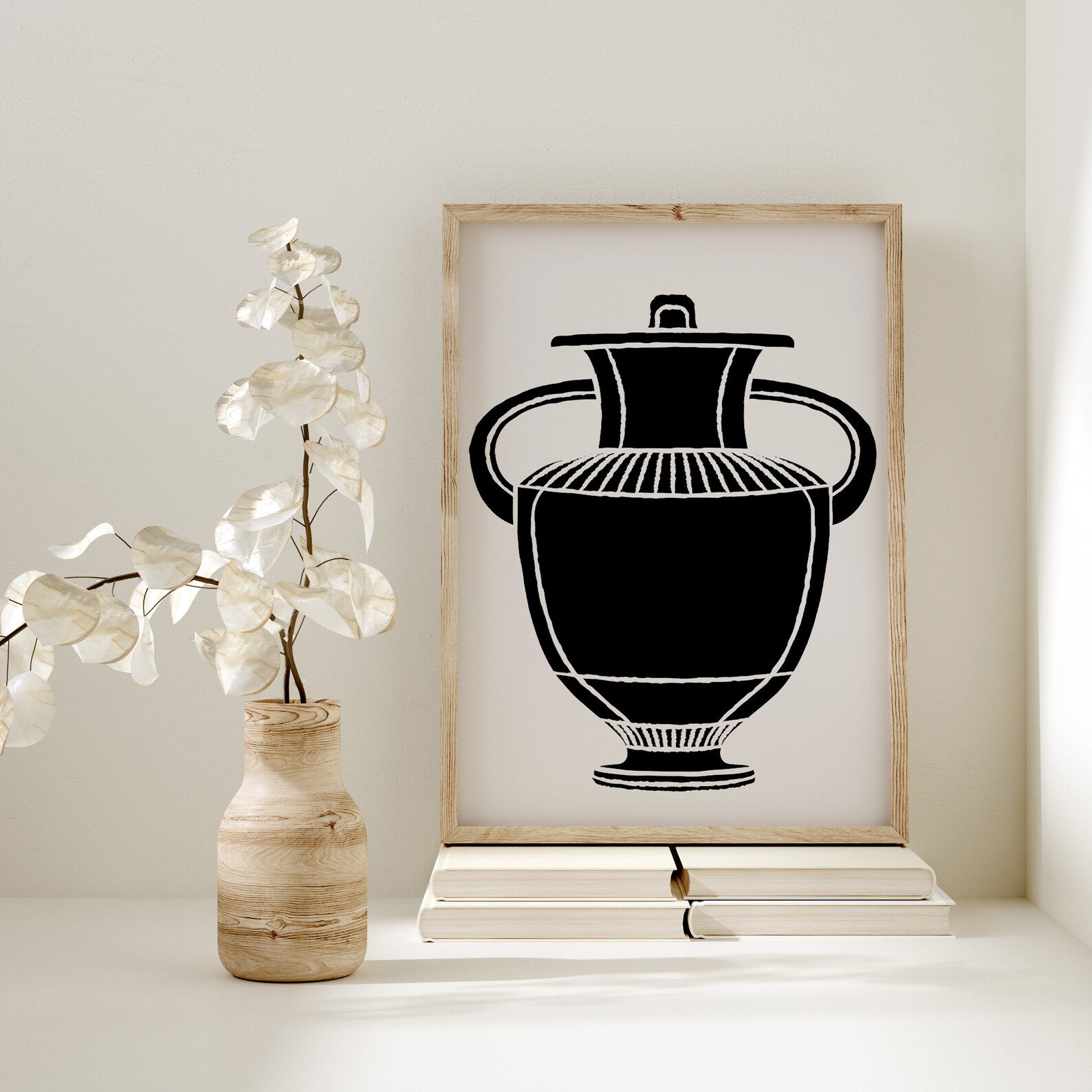 Antique Vase Print | Vase Art, Minimalist Printable Art, Flower Print ...