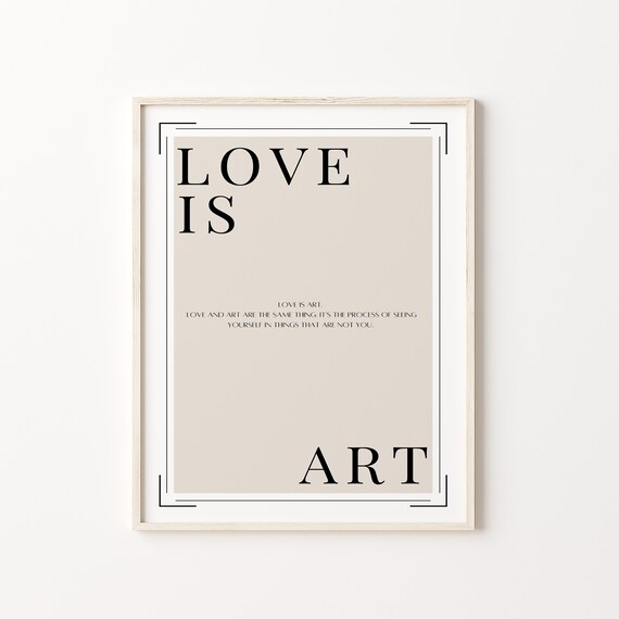 Typography Poster Quote Print Inspirational Quote Modern - Etsy