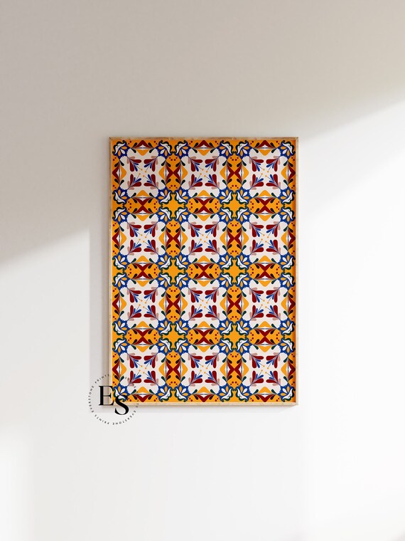 Motif De Tuile Espagnole Spanish Tile Pattern Vector