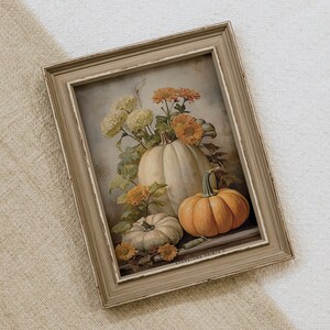 Rustic Fall Wall Decor Printable | Still Life Painting Rustic Fall Art ...