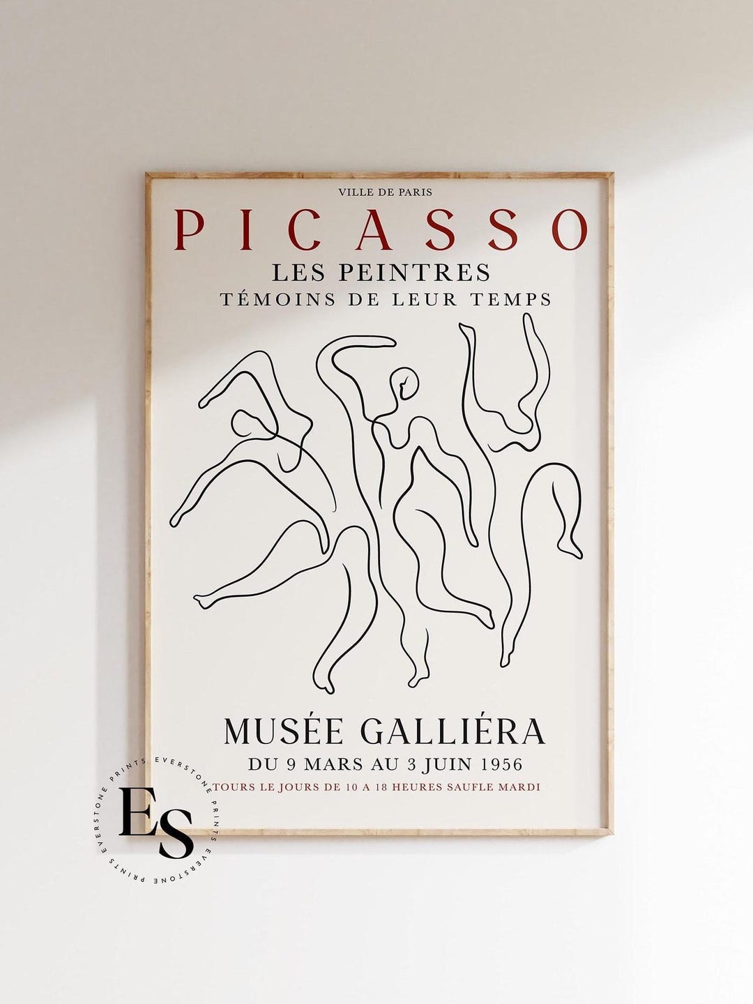 PABLO PICASSO Exhibition Print | Exhibition Poster, Picasso Poster, Mid ...