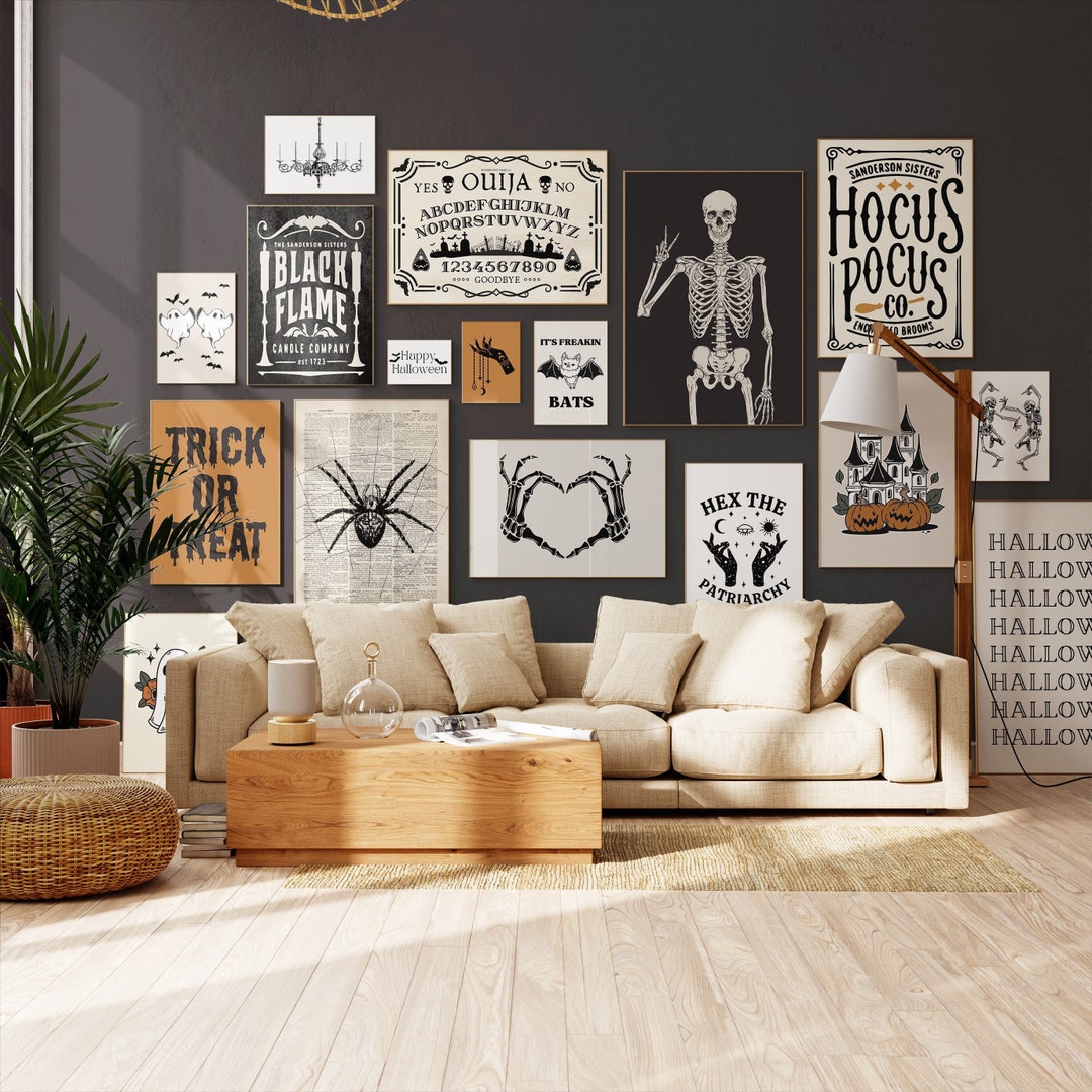 Halloween Art Mega Bundle Set of 10 Printables Vintage - Etsy