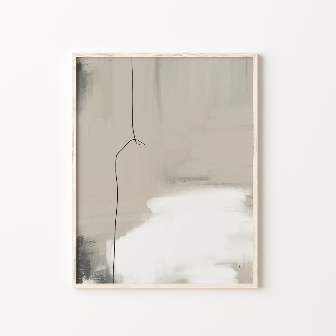 Modern Abstract Neutral Abstract Wall Art Abstract Neutral - Etsy