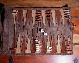Leather Backgammon Board - Etsy