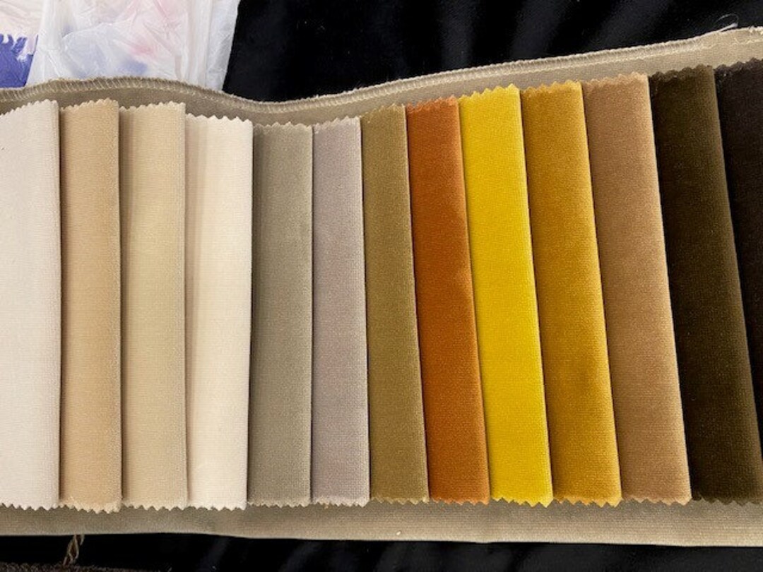Luxury Velvet Fabric Solid Colors - Etsy
