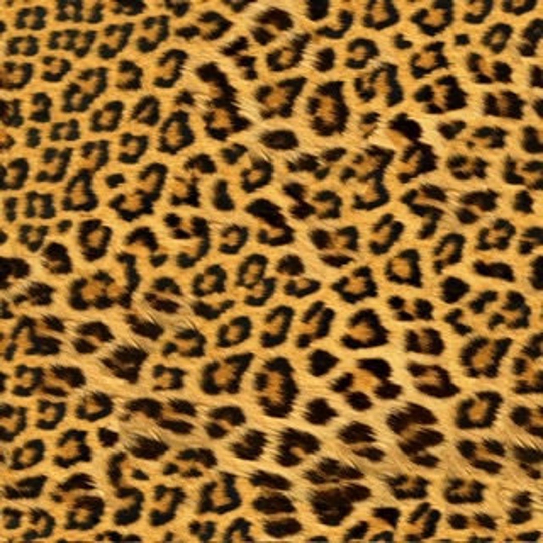 Cheetah Skin Printed Upholstery Fabric by the Yard,leopard Animal ...