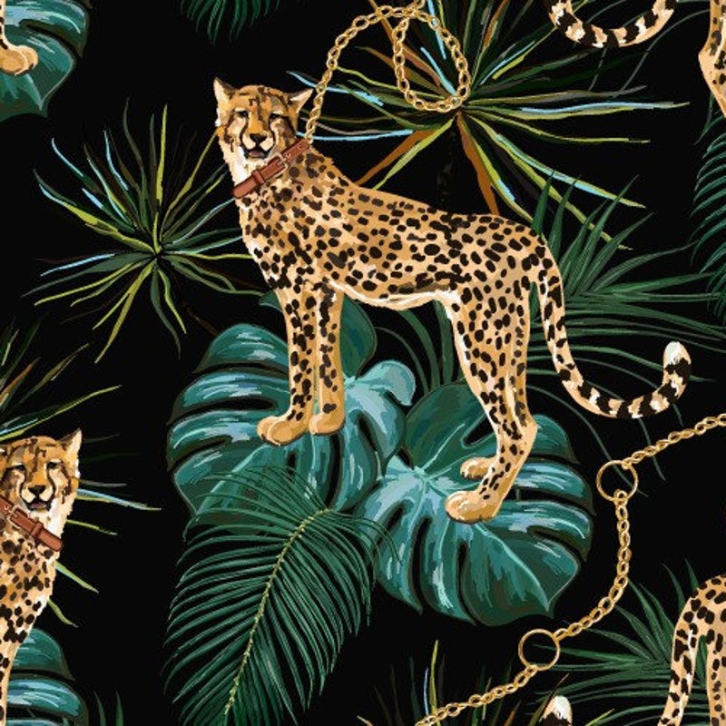 Chain Print Fabric - Etsy