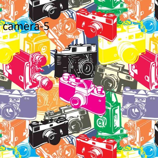 Camera Fabric - Etsy